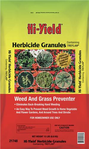 Hi Yield Weed and Grass Preventer with Treflan | Boulevard Flower Gardens